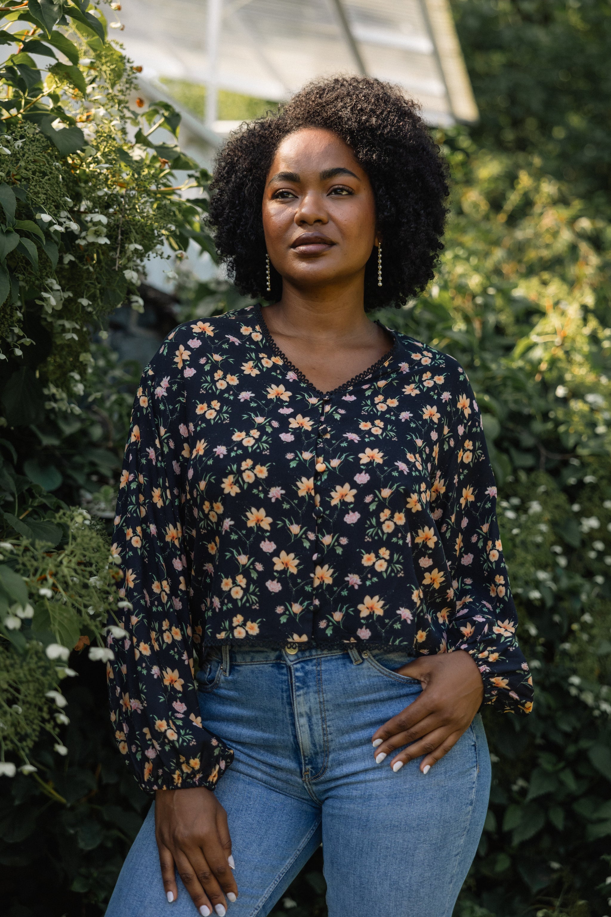 Secrets By B - Anna blouse black